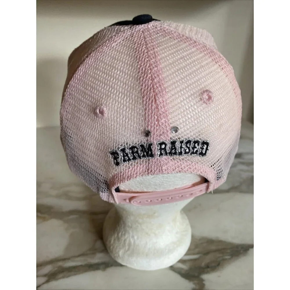John Deere | Accessories | John Deere Trucker Hat Black Pink Farm ...